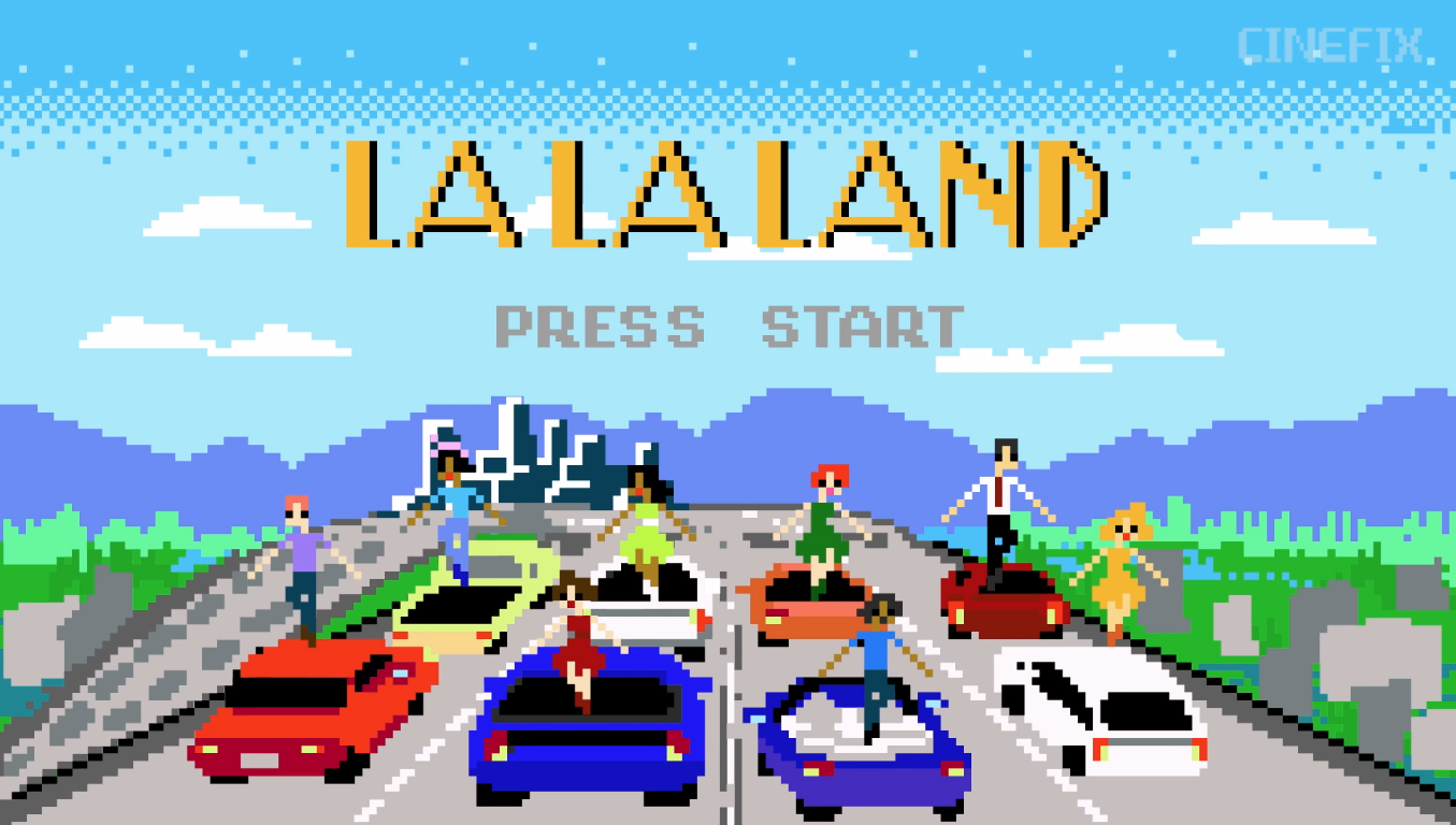 La La Land jako 8-bitowa gra komputerowa RPG - Rytmy.pl