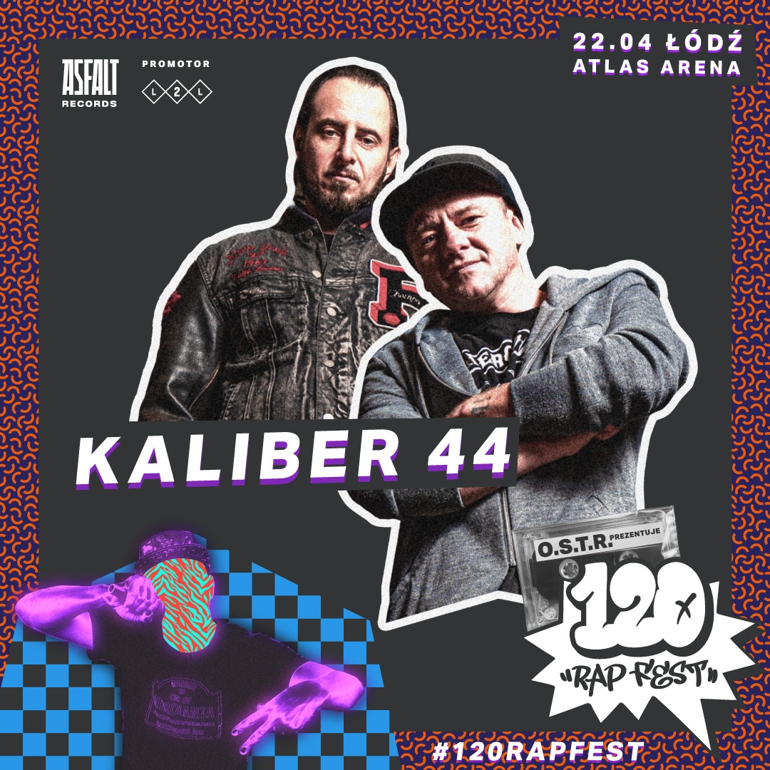 Kaliber 44 zagra podczas 120 RAP FEST w Łodzi - Rytmy.pl